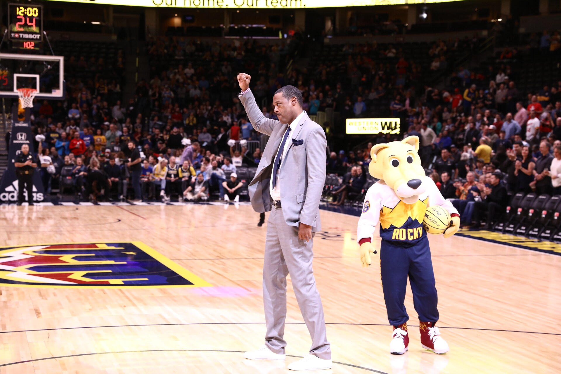 Western Union First Shot | Marcus Camby Photo Gallery | NBA.com