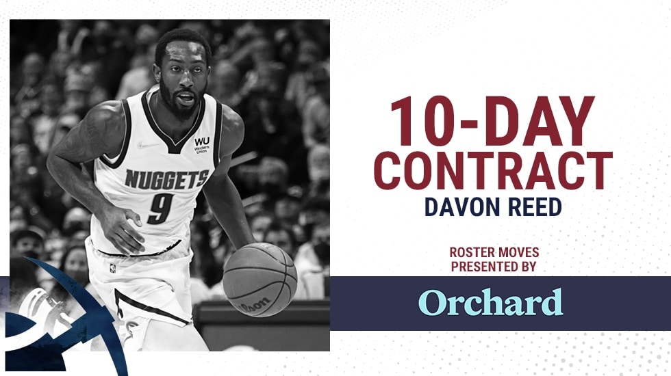 Denver Nuggets Sign Davon Reed to 10-Day Contract | Denver Nuggets