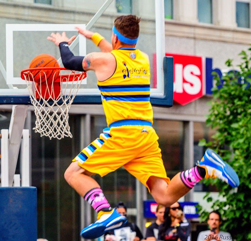 Elevation Dunk Squad Perform at Olympic Kickoff Event Photo Gallery ...