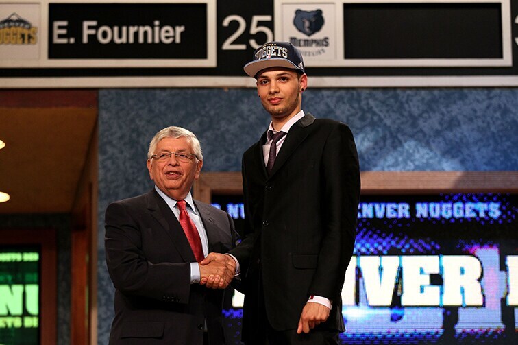 Evan Fournier recalls memorable draft night | Denver Nuggets
