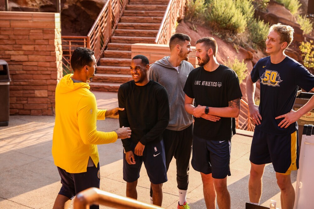 Nuggets Workout at Red Rocks Photo Gallery | NBA.com