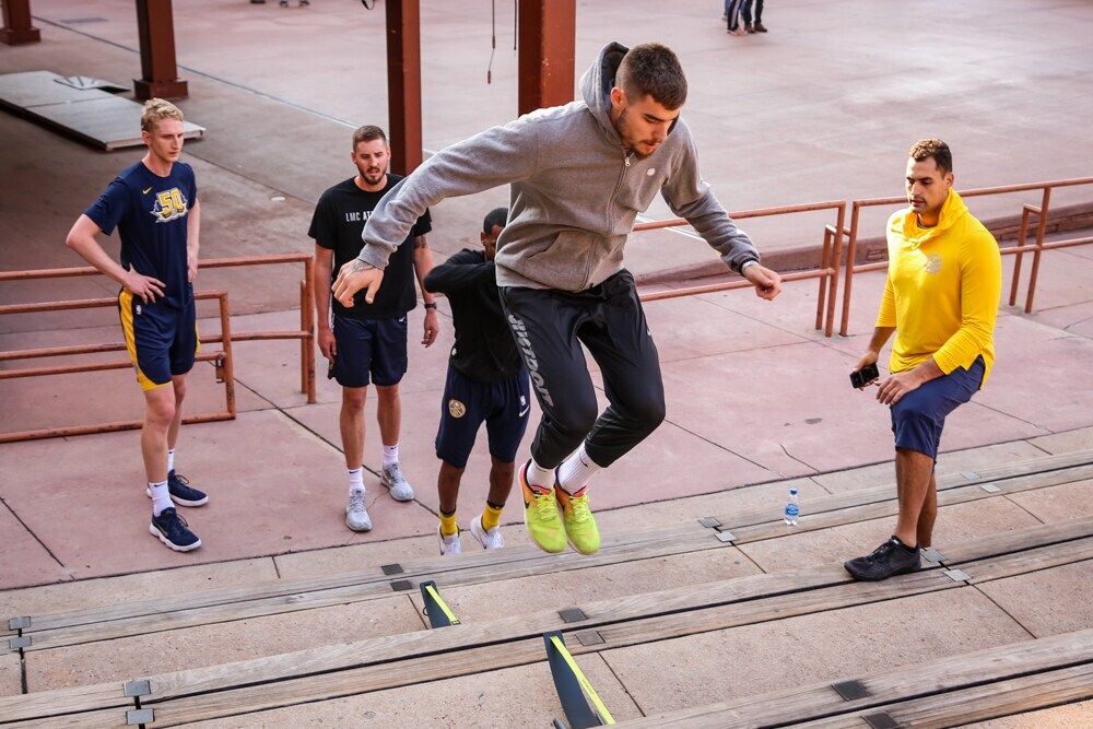 Nuggets Workout at Red Rocks Photo Gallery | NBA.com