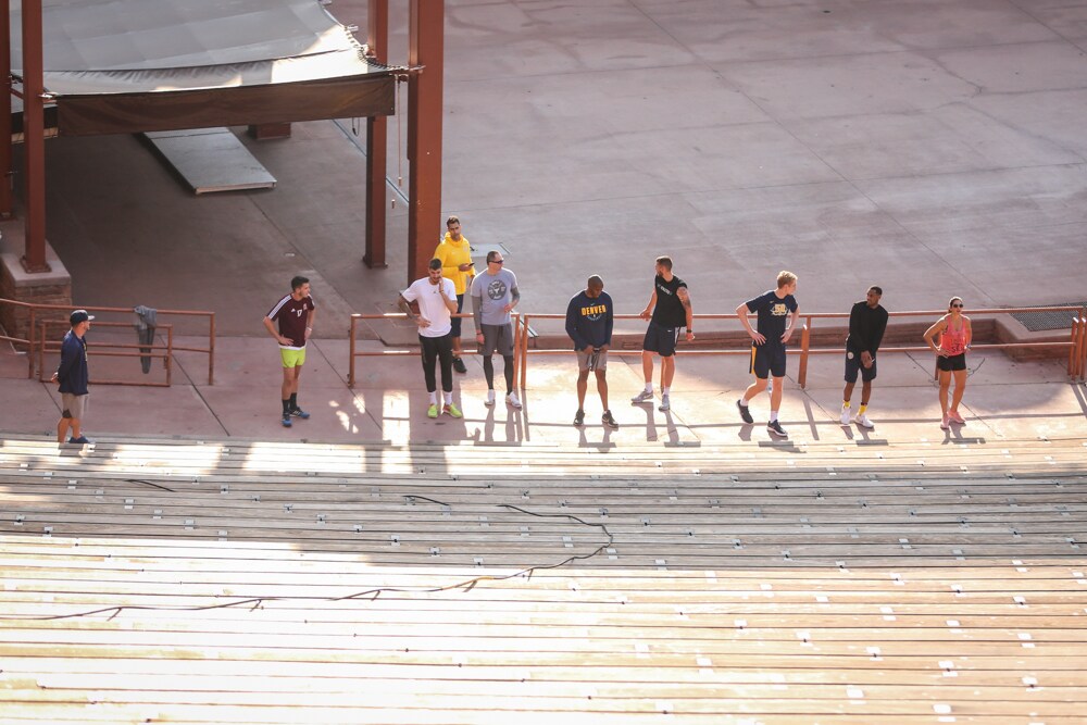 Nuggets Workout at Red Rocks Photo Gallery | NBA.com
