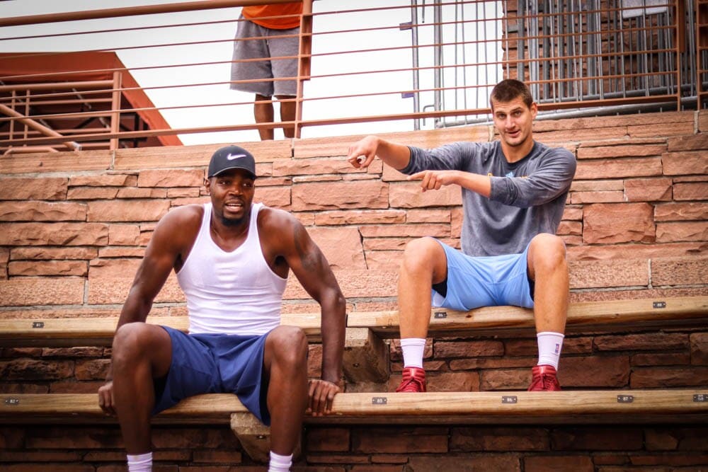 Steve Hess Leads Red Rocks Workout | Denver Nuggets