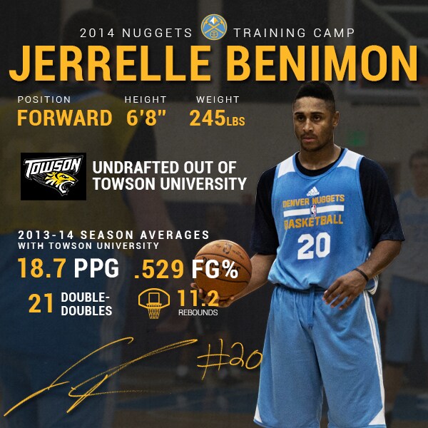 Preseason Player Infographics | Denver Nuggets