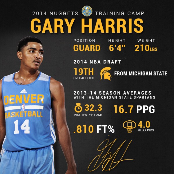 Preseason Player Infographics | Denver Nuggets