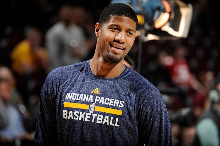 Paul George Shoots During Pregame | Indiana Pacers