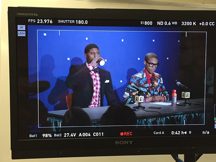 Behind the Scenes at PG's Gatorade Commercial Shoot | Indiana Pacers