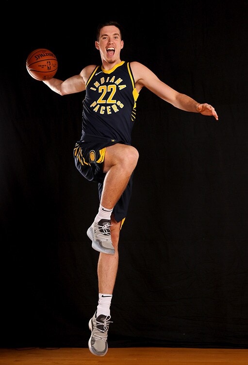 TJ Leaf Shows Off Nike Uniform in Rookie Photo Shoot Photo Gallery ...