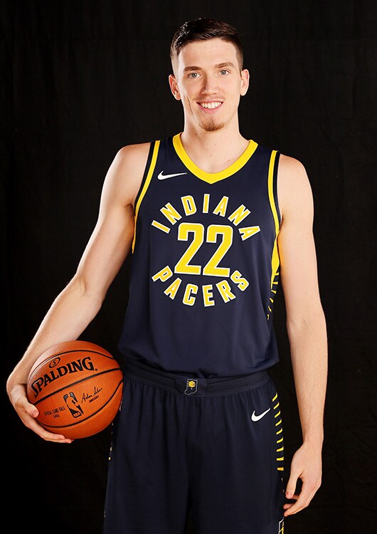 TJ Leaf Shows Off Nike Uniform in Rookie Photo Shoot Photo Gallery ...