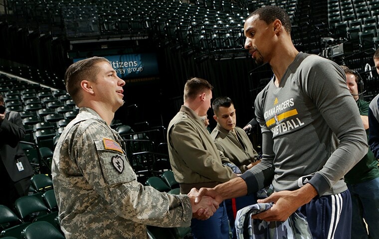 Pacers Partner With Indiana Wesleyan to Support the Troops | Indiana Pacers