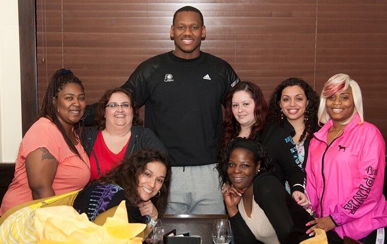 Lavoy Allen Gives Single Moms a Special Weekend | Indiana Pacers