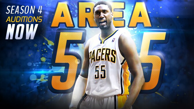 Pacers' Roy Hibbert Seeking Loud and Crazy Fans for Season 4 of Area 55 ...