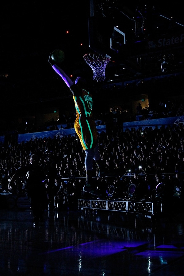 Paul George in 2012 Slam Dunk Contest | Indiana Pacers