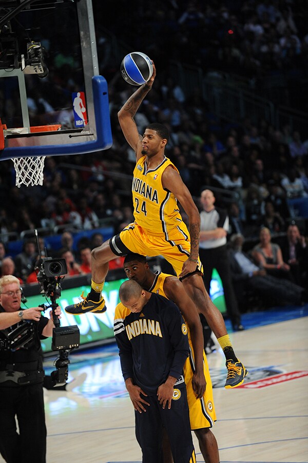 Paul George in 2012 Slam Dunk Contest | Indiana Pacers