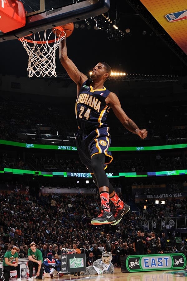 Paul George in 2014 Dunk Contest Photo Gallery | NBA.com
