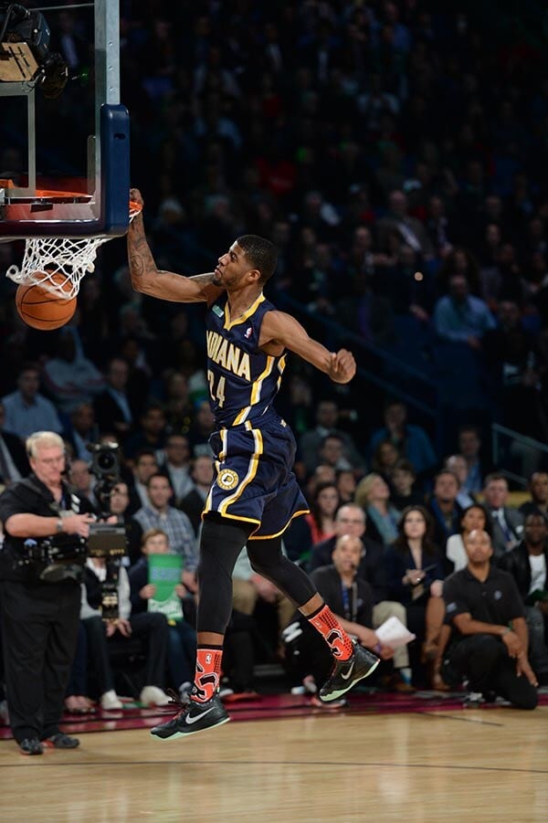 Paul George in 2014 Dunk Contest Photo Gallery | NBA.com