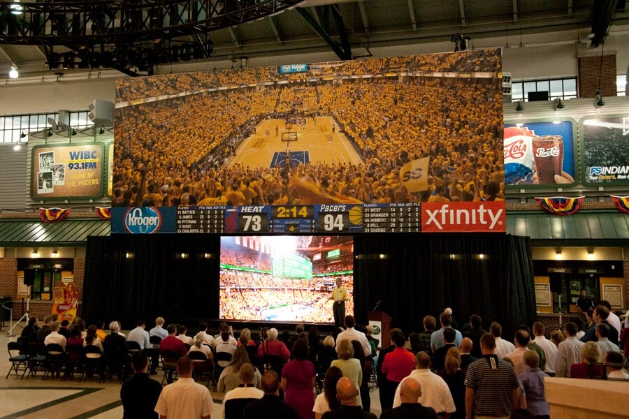 Bankers Life Fieldhouse Upgrades Video and Audio System Photo Gallery ...