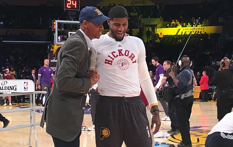 Training Camp Notebook: George, Reggie Forming a Bond | Indiana Pacers