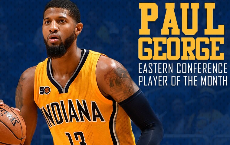 Paul George Named Eastern Conference Player of the Month for April ...