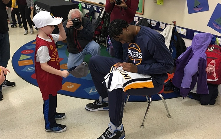 Pacers Honor School Fundraising Program Winner | Indiana Pacers