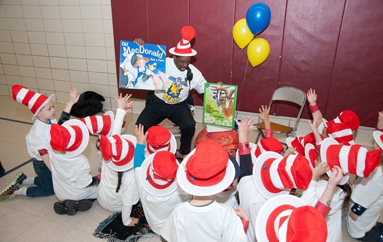 Pacers Celebrate "Read Across America" Day | Indiana Pacers