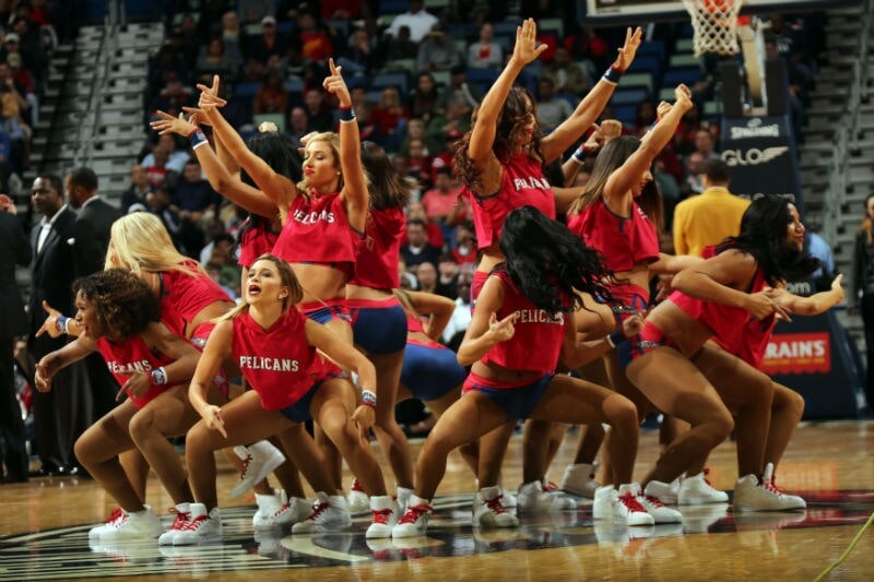 Pelicans Dance Team, entertainment from Rockets game Photo Gallery