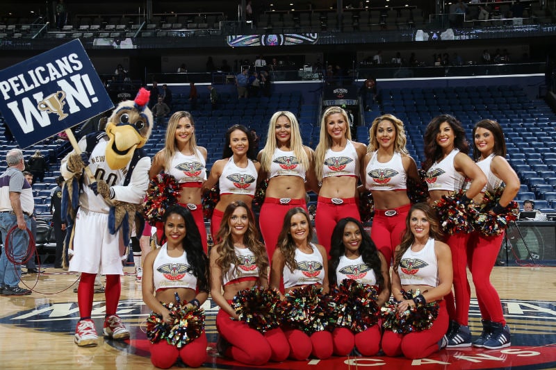 Pelicans Dance Team, entertainment from Pistons game | New Orleans Pelicans