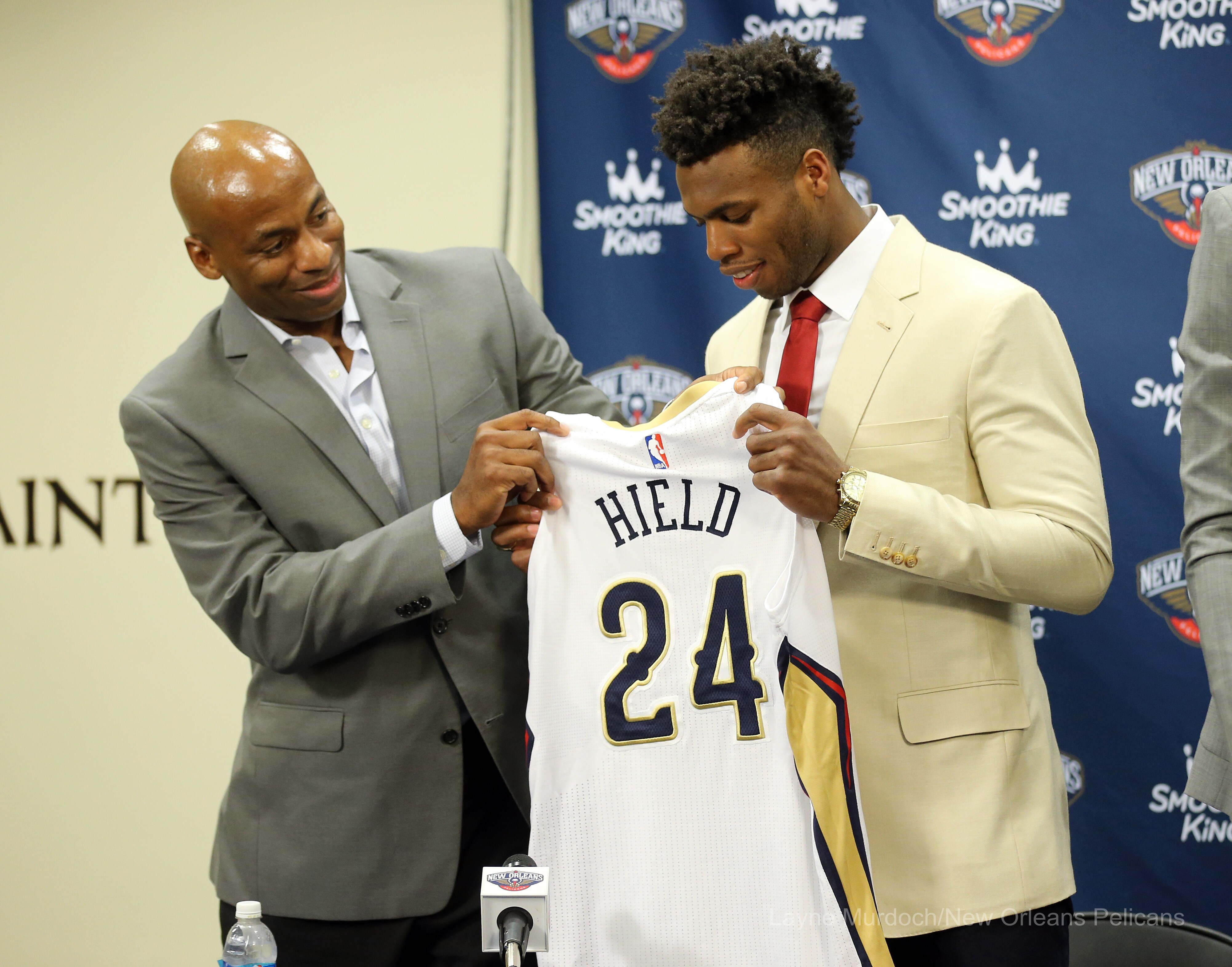 Buddy Hield and Cheick Diallo introductory press conference 6-24-16 ...