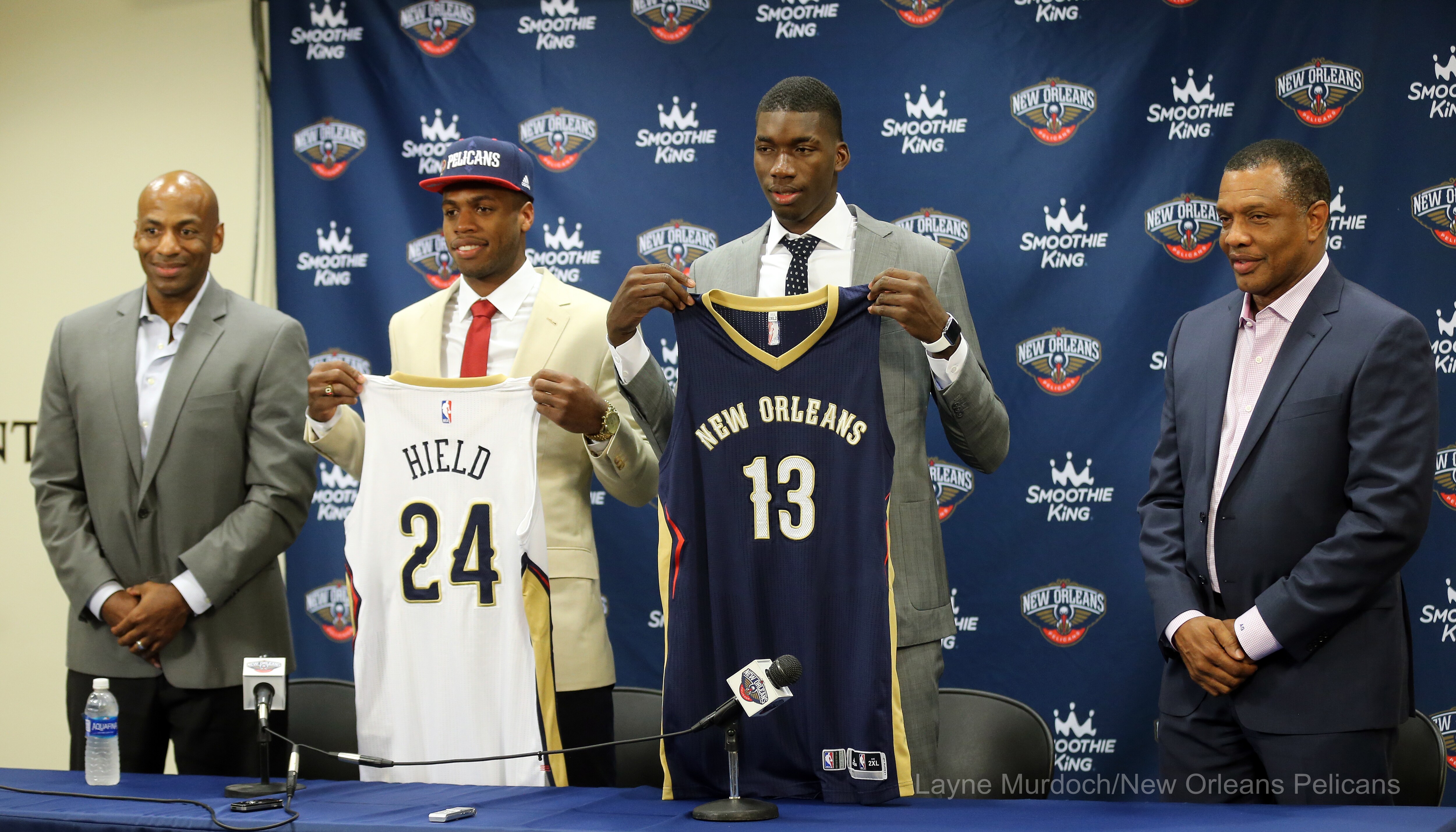 Buddy Hield and Cheick Diallo introductory press conference 6-24-16 ...