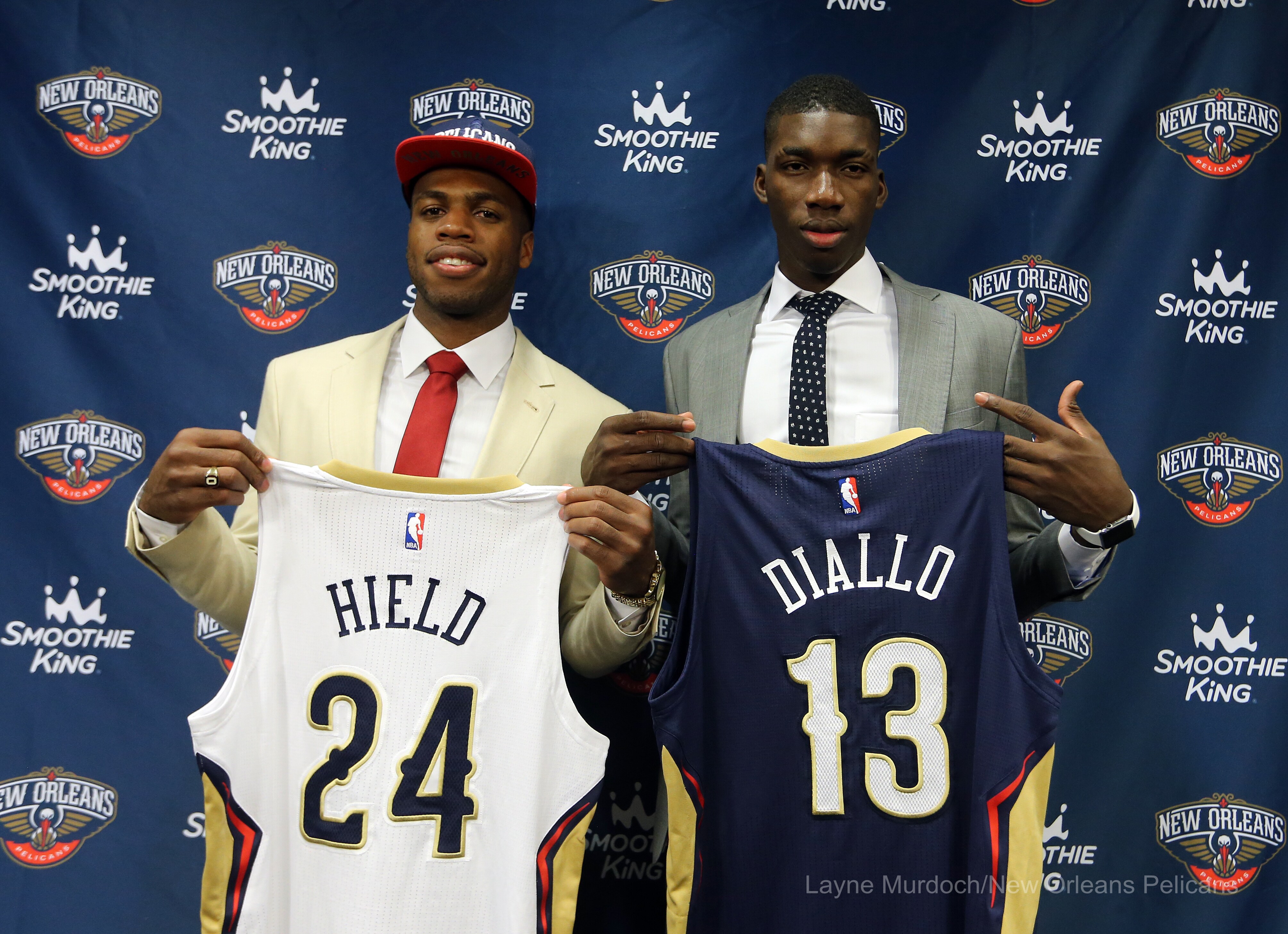 Buddy Hield and Cheick Diallo introductory press conference 6-24-16 ...