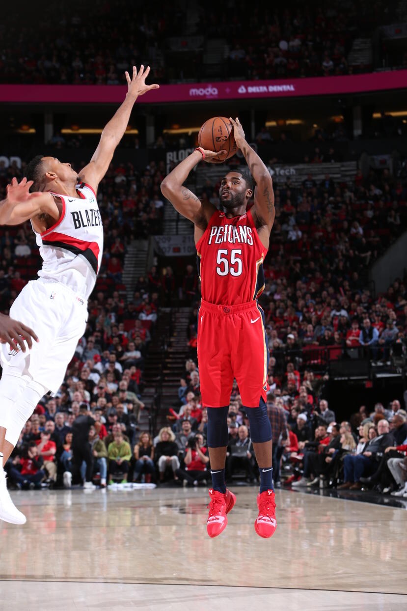 Top 15 E'Twaun Moore Photos from the Pelicans 2018-19 Season Photo ...