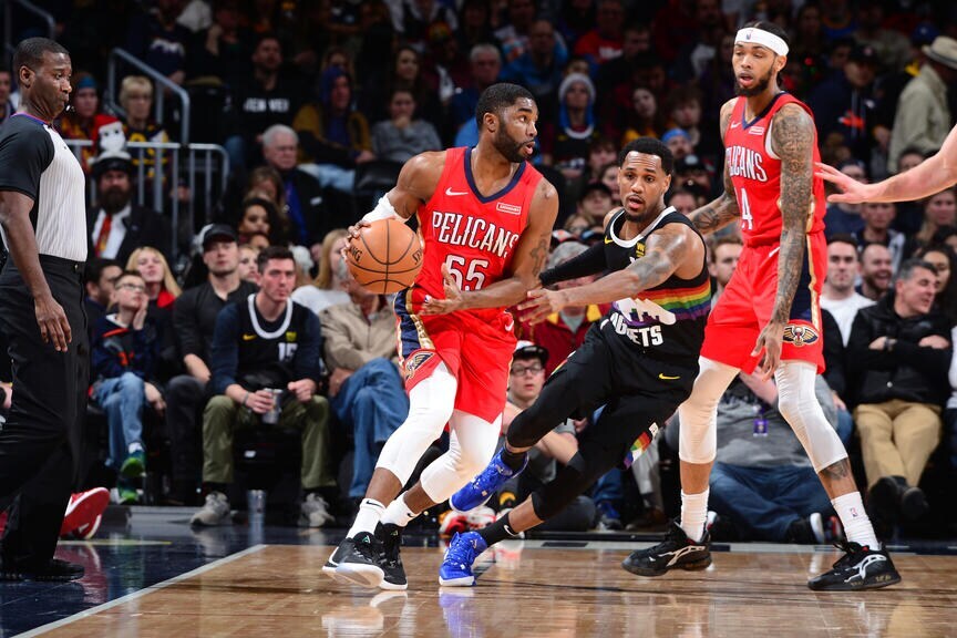 Pelicans at Nuggets Game Action Photos | 2019-20 Game 32 Photo Gallery ...