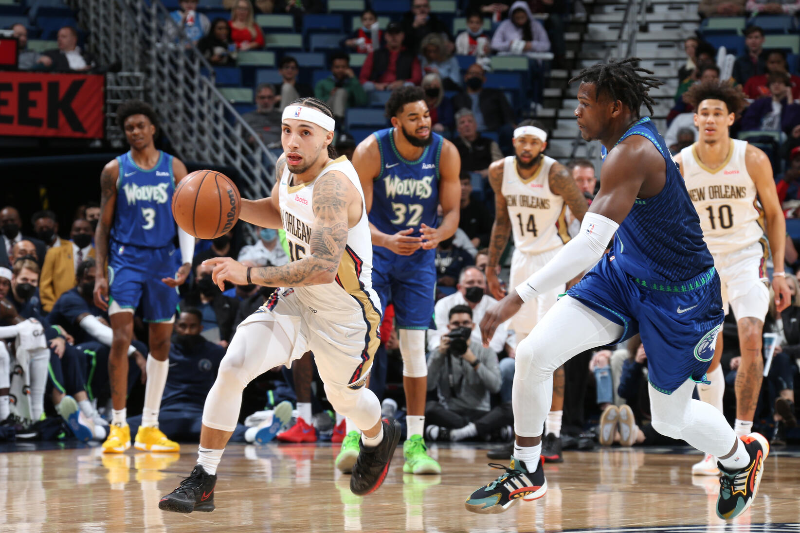 Pelicans vs. Timberwolves | Game Action Photos 1-11-22 Photo Gallery ...