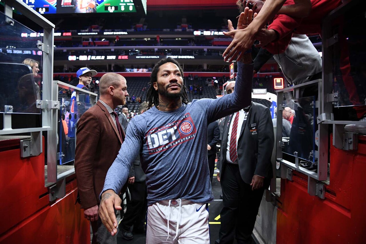 Photo Gallery: Derrick Rose | Detroit Pistons