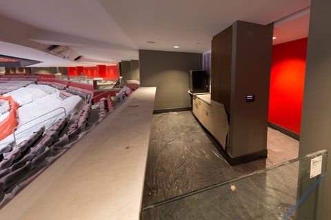 Little Caesars Arena Loge Box Progress | Detroit Pistons