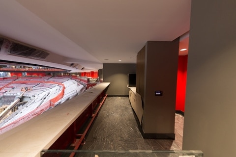 Little Caesars Arena Loge Box Progress | Detroit Pistons