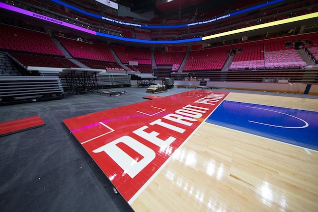 Photos: Pistons Court at LCA Photo Gallery | NBA.com