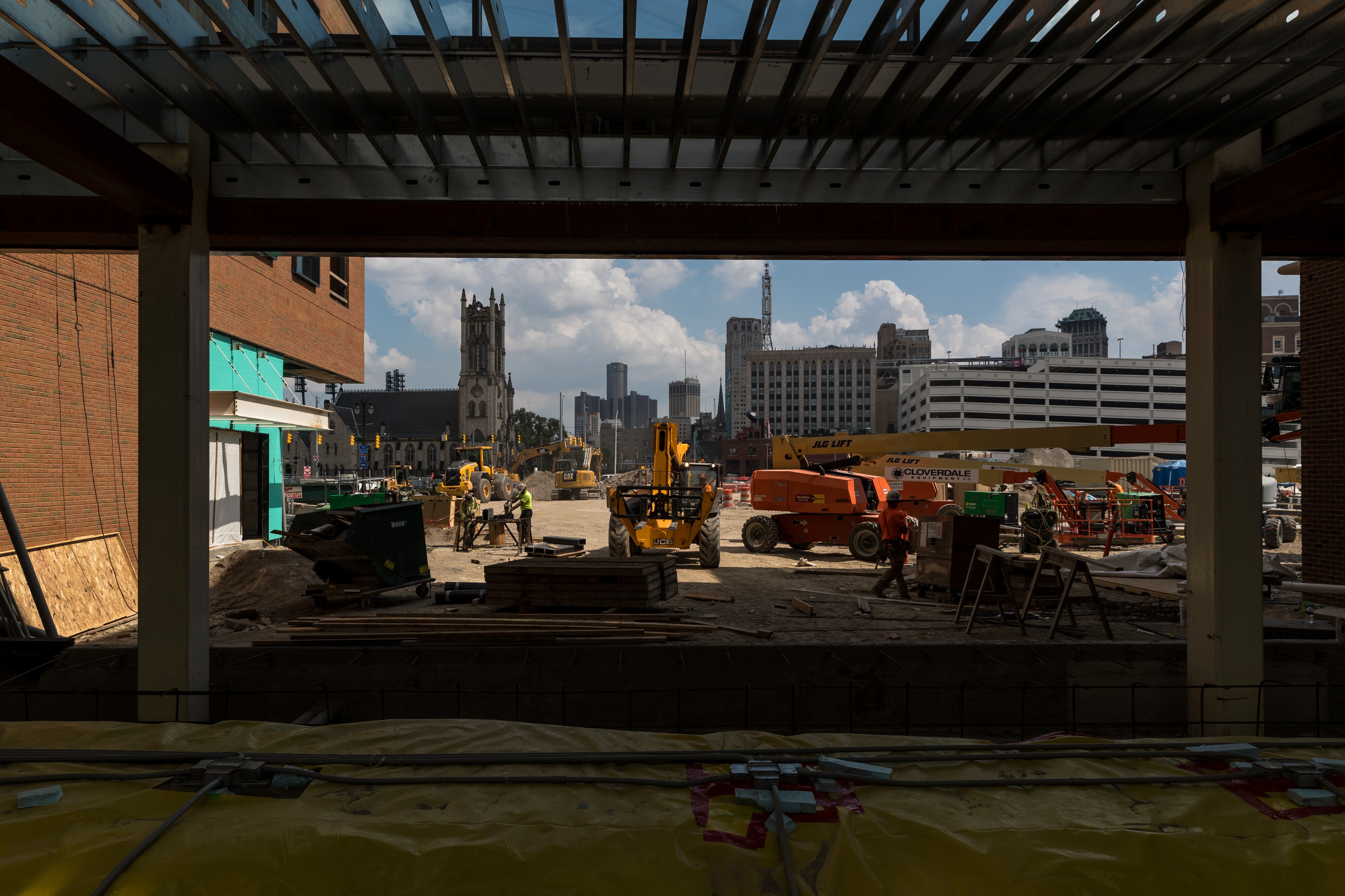 Little Caesars Arena Progress | Detroit Pistons