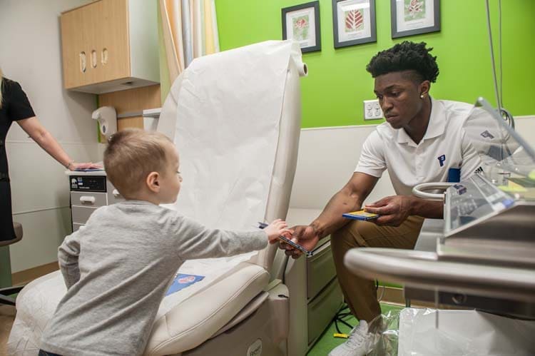 Children's Hospital of Michigan -- Troy Hospital Visit | Detroit Pistons