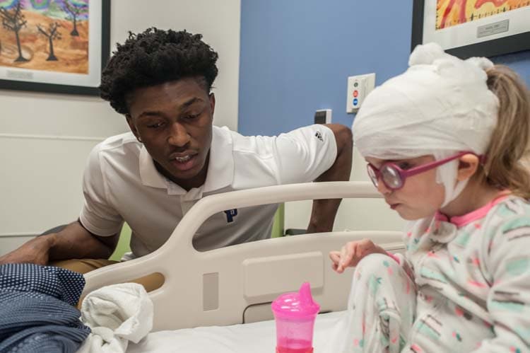 Children's Hospital of Michigan -- Troy Hospital Visit | Detroit Pistons