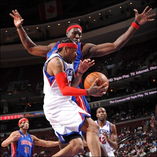 Pistons at Sixers - December 9, 2009 | Detroit Pistons