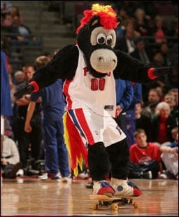 Detroit Pistons Mascot