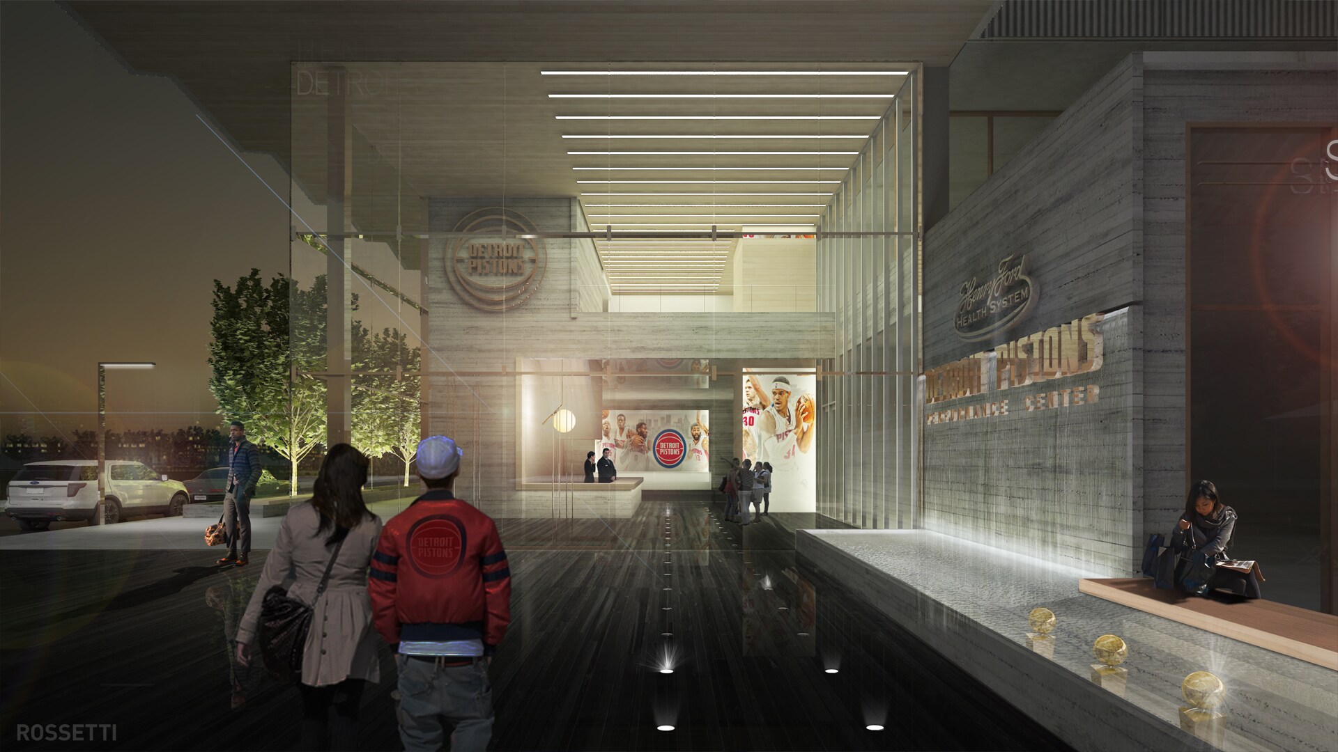 Henry Ford Detroit Pistons Performance Center Renderings Photo Gallery ...