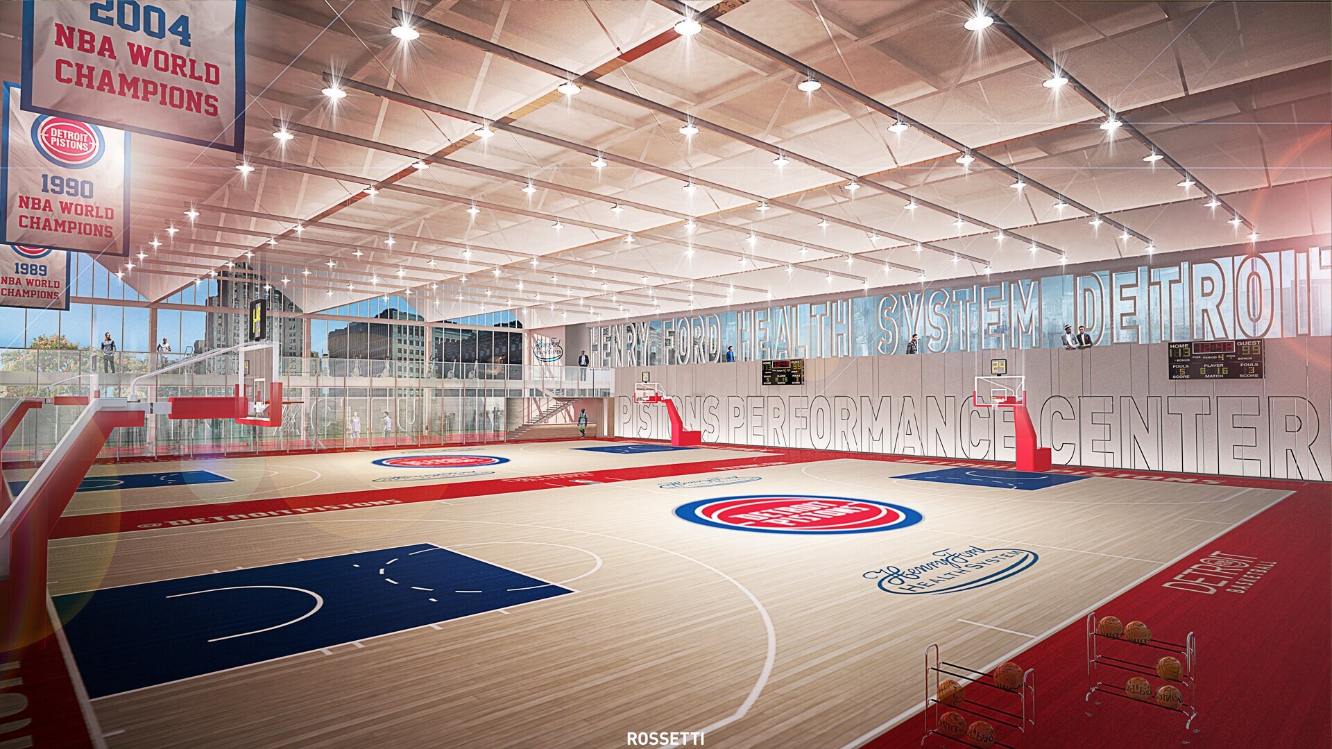 Henry Ford Detroit Pistons Performance Center Renderings Photo Gallery ...