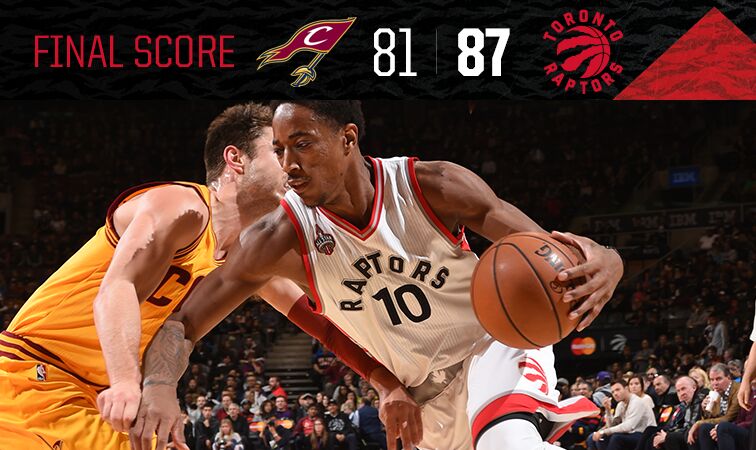 Game Rap: Raptors 87, Cavaliers 81 | NBA.com