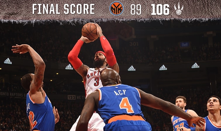 Game Rap: Raptors 106 Knicks 89 | Toronto Raptors