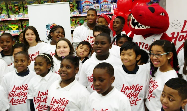 Kyle Lowry Dishes Out A Memorable Holiday Assist | Toronto Raptors