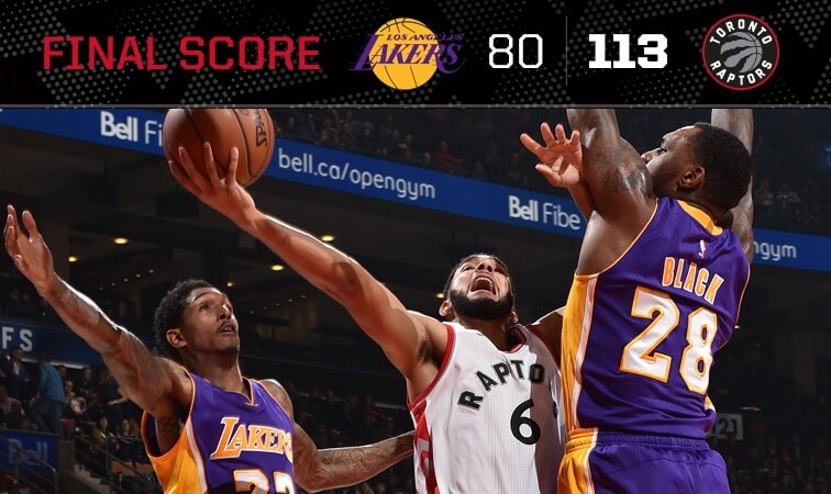 Game Rap: Raptors 113, Lakers 80 | Toronto Raptors