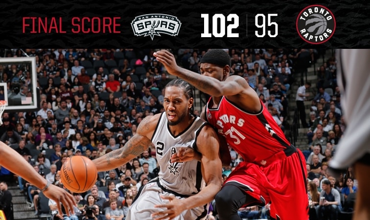 Game Rap: Raptors 95, Spurs 102 | Toronto Raptors